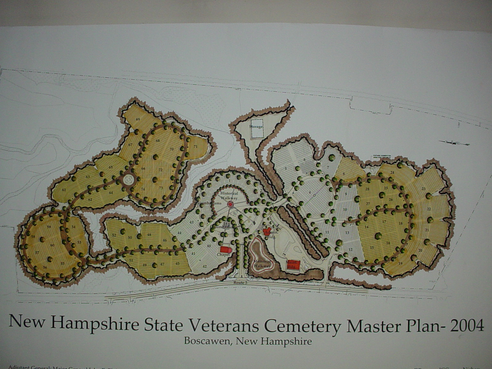 Master Plan of Cemetery | New Hampshire State Veterans Cemetery
